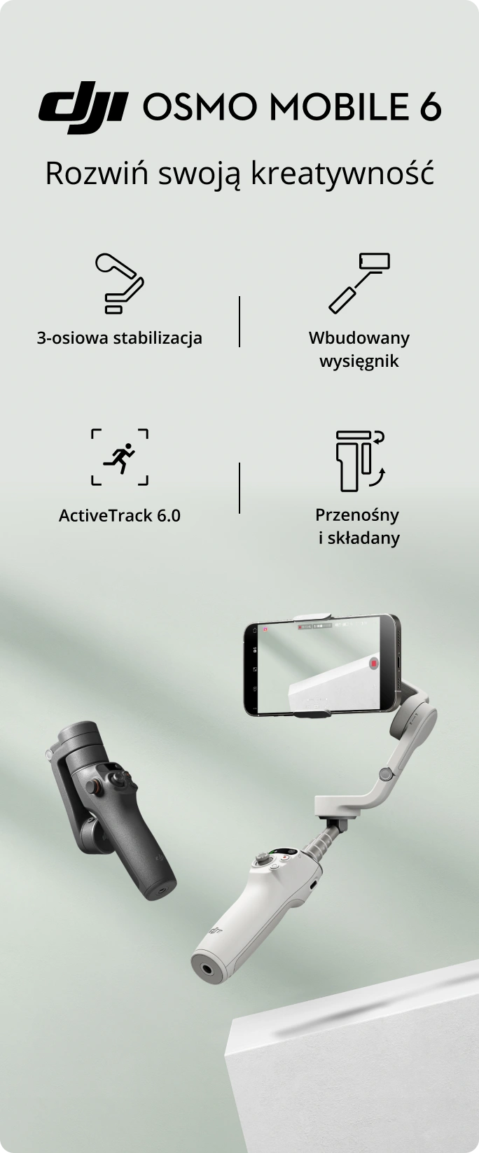 Gimbal DJI Osmo Mobile 6 | Oficjalny sklep DJI